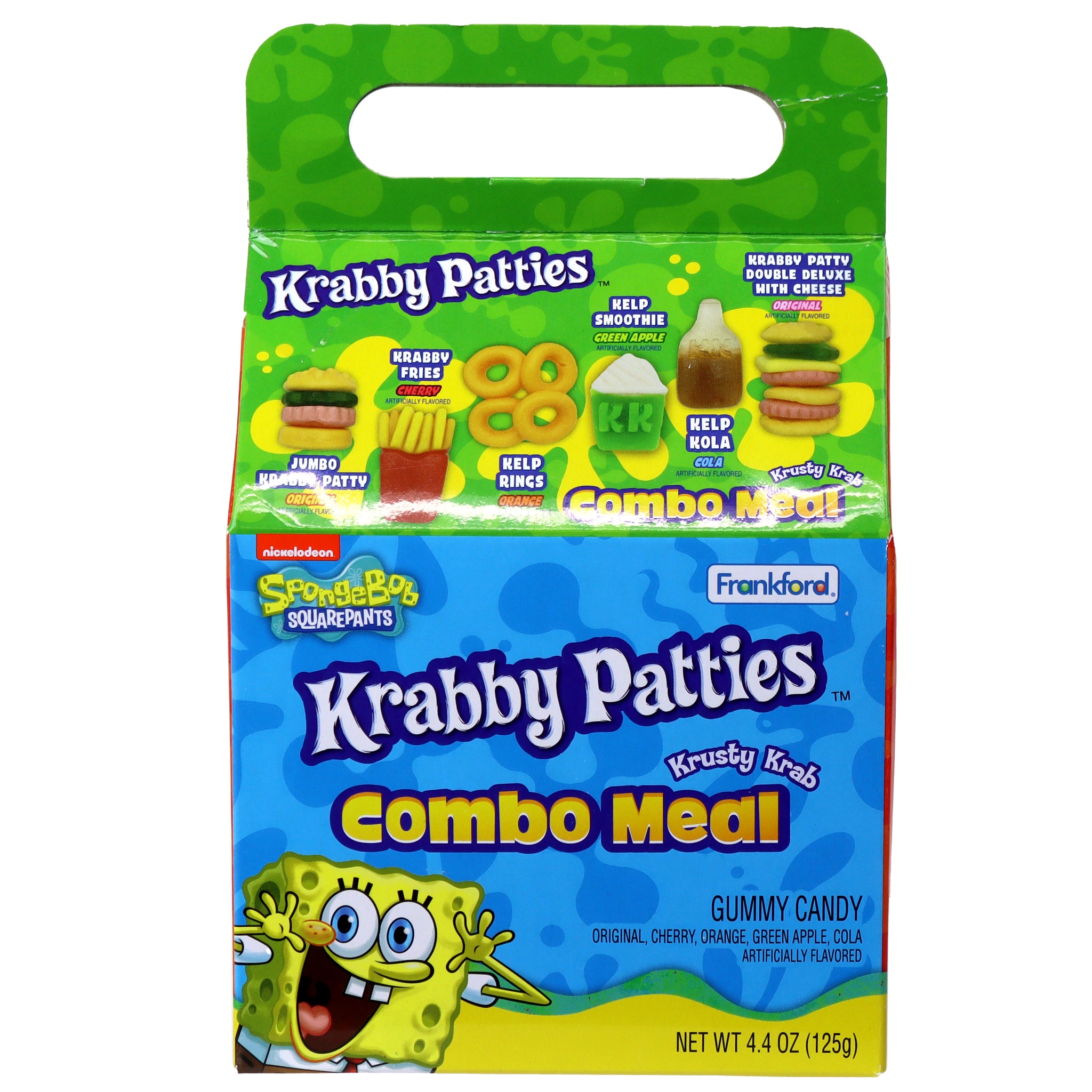 SpongeBob SquarePants Krabby Patties Gummy Candy Combo Meal – Frankford ...