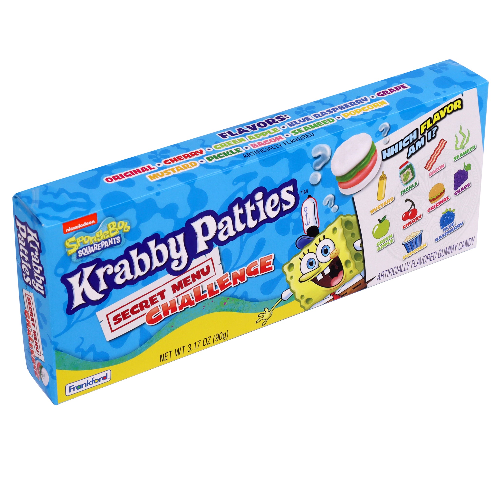 SpongeBob SquarePants Krabby Patties Gummy Candy Secret Menu Challenge ...