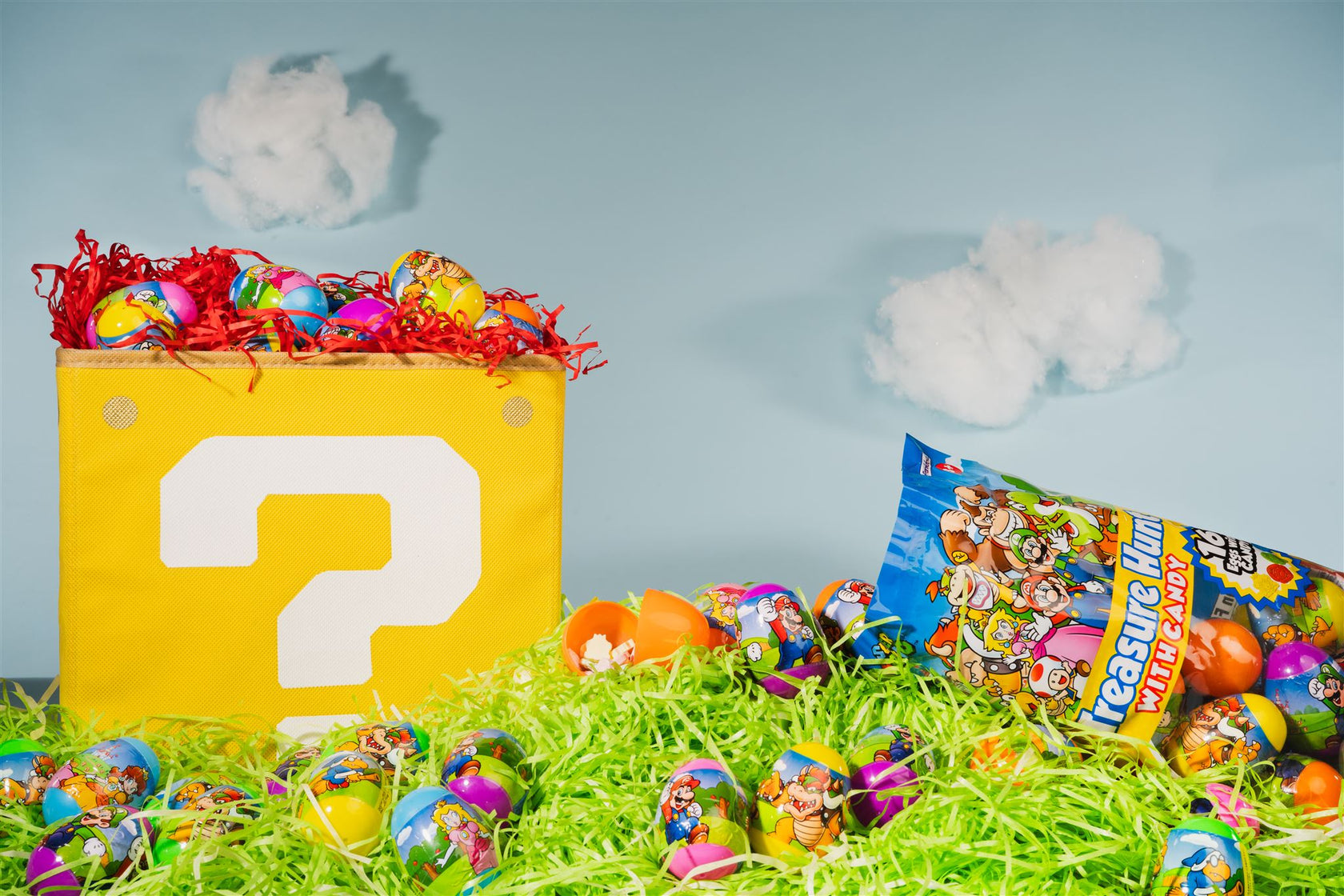 Super Mario™ Treasure Hunt Egg Mix, 16 Count – Frankford Candy