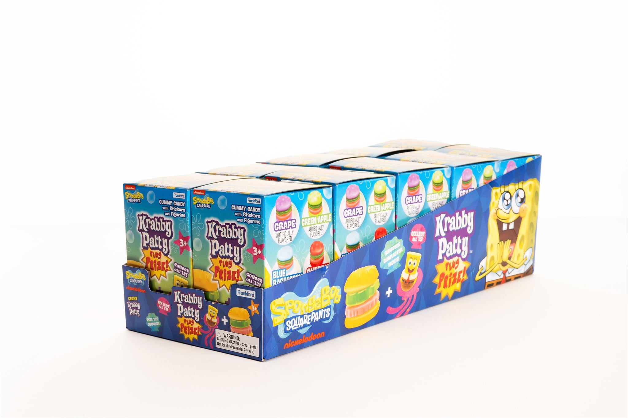 SpongeBob Krabby Patty Plus Prize & Gummy Candy, 10 Pack – Frankford Candy