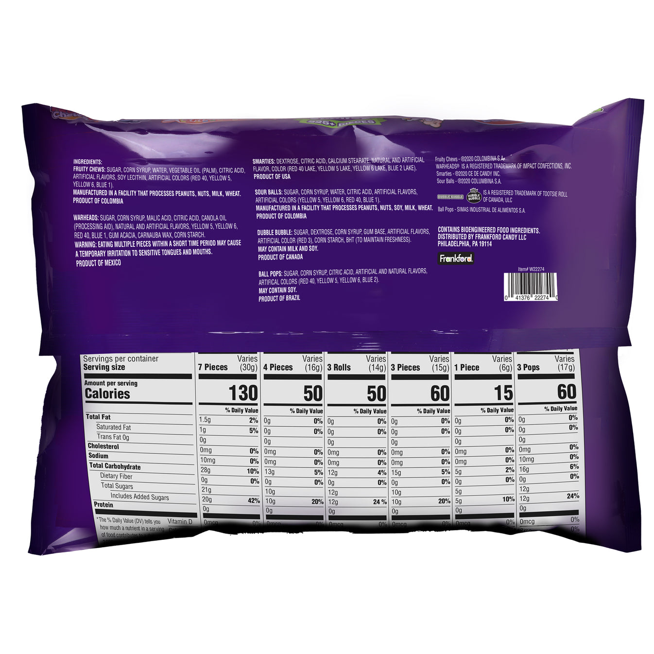 Frankford Mega Brands Pinata and Party Mix Bulk Candy and Gum ...