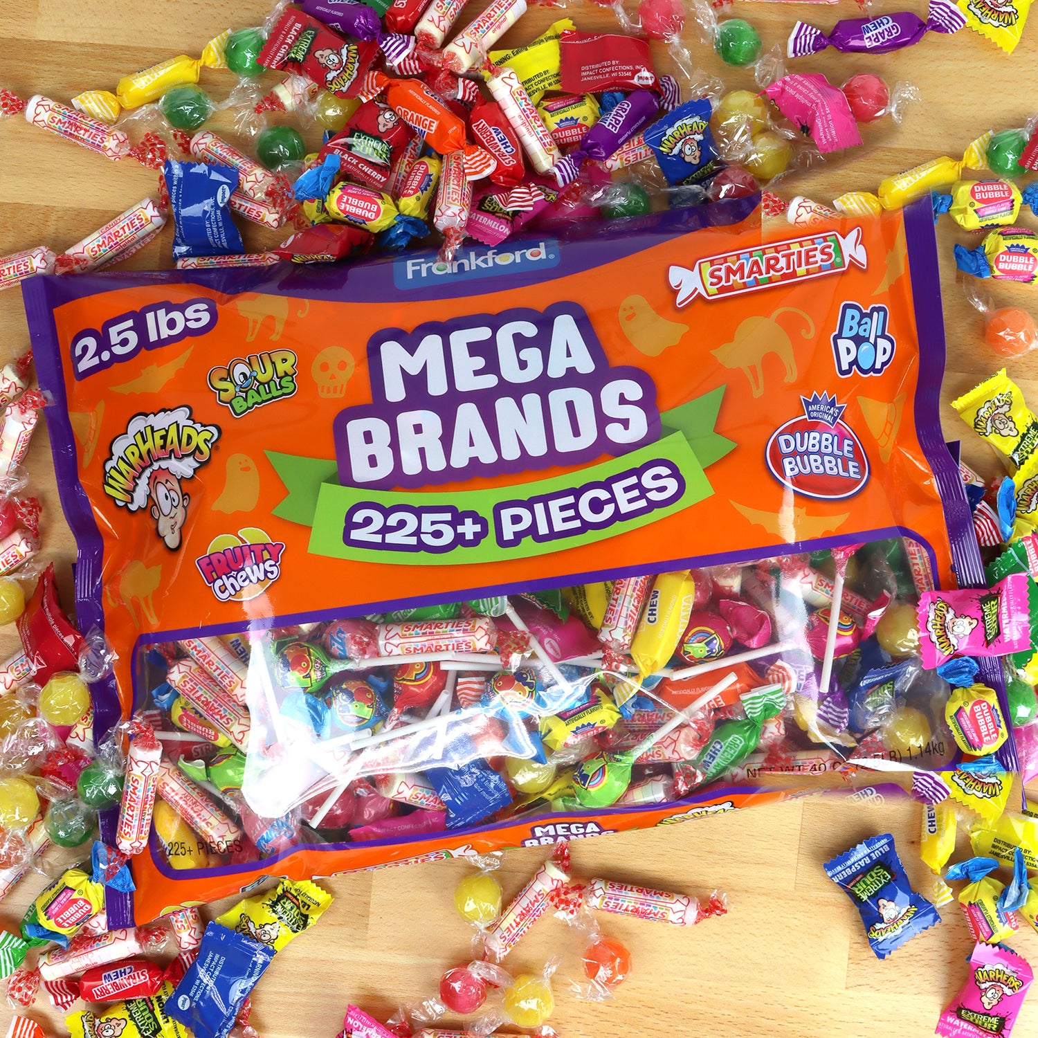 Frankford Mega Brands Pinata and Party Mix Bulk Candy and Gum ...