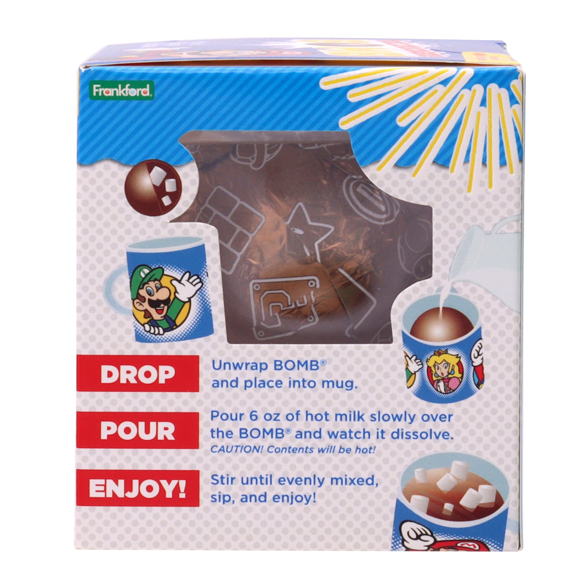 Super Mario Hot Chocolate BOMB®, 12 pk – Frankford Candy