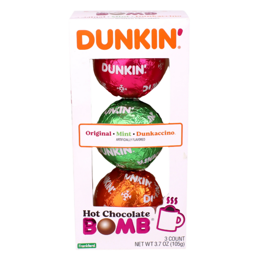 Dunkin' 3 Pack Hot Chocolate BOMB® Gift Set *Online Only* – Frankford Candy