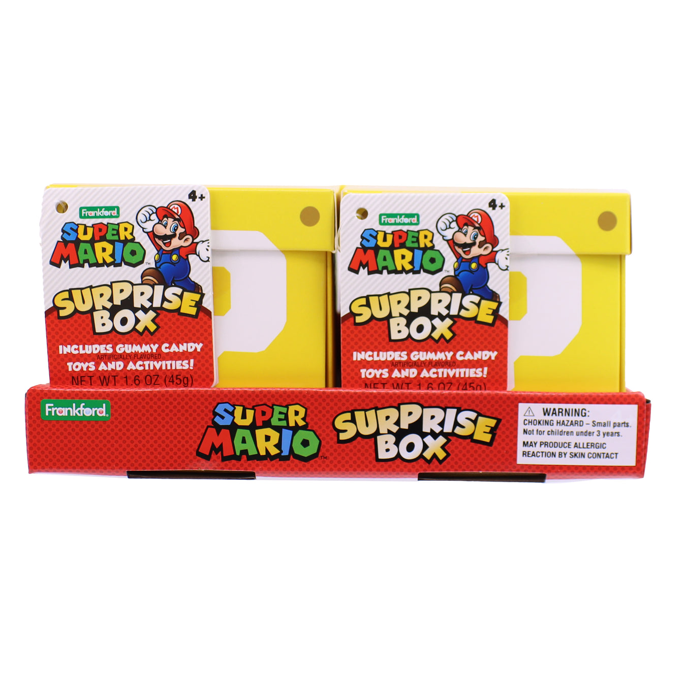 Super Mario Surprise Toy & Gummy Candy Box, 6 Pack – Frankford Candy