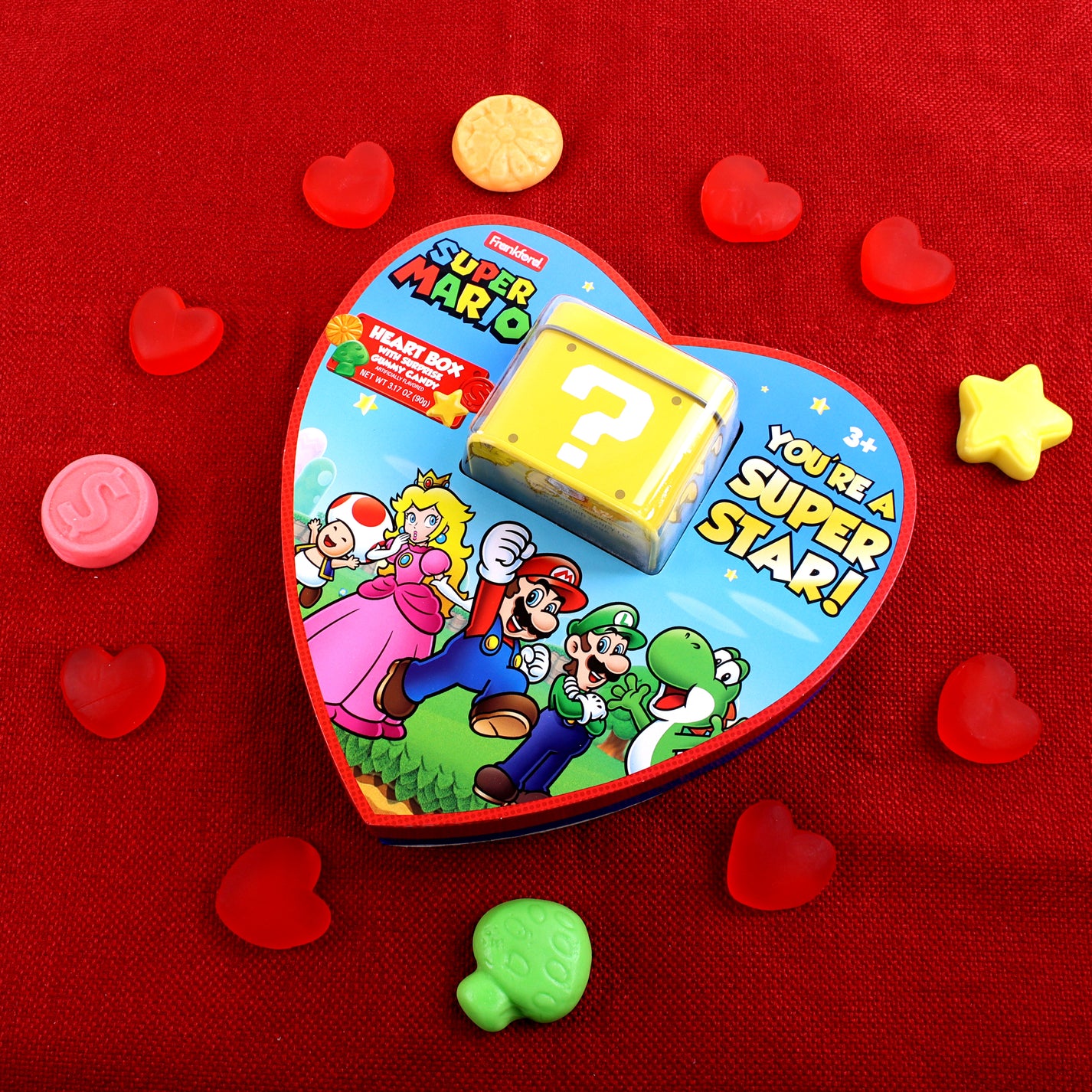 Super Mario Heart Mystery Box Valentine's Day Tin – Frankford Candy