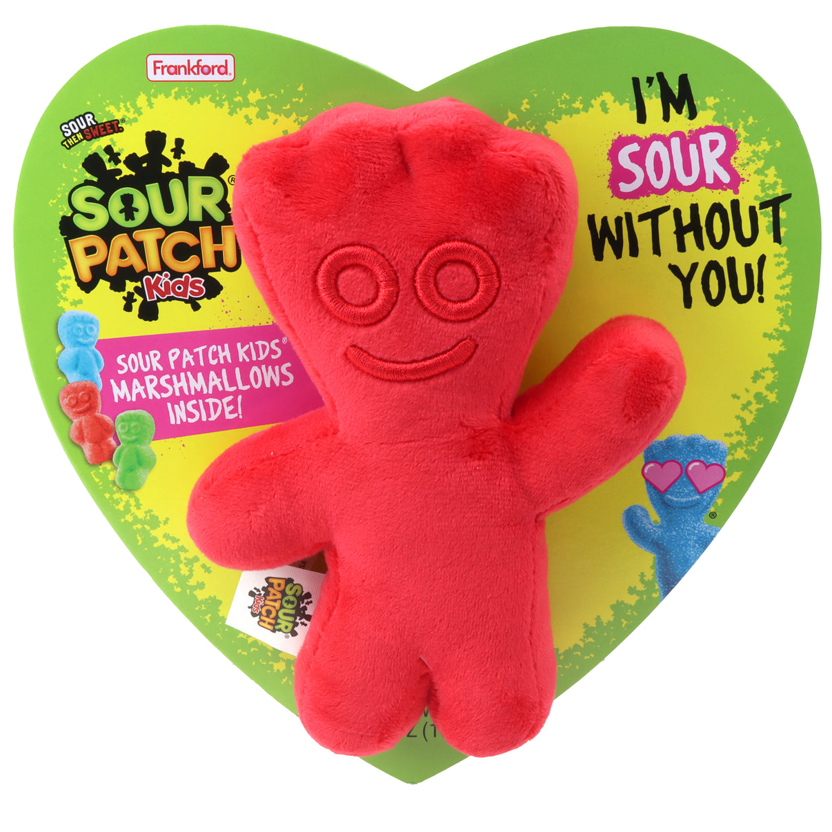 Sour Patch Kids Heart Box with Plush Toy & Marshmallows – Frankford Candy