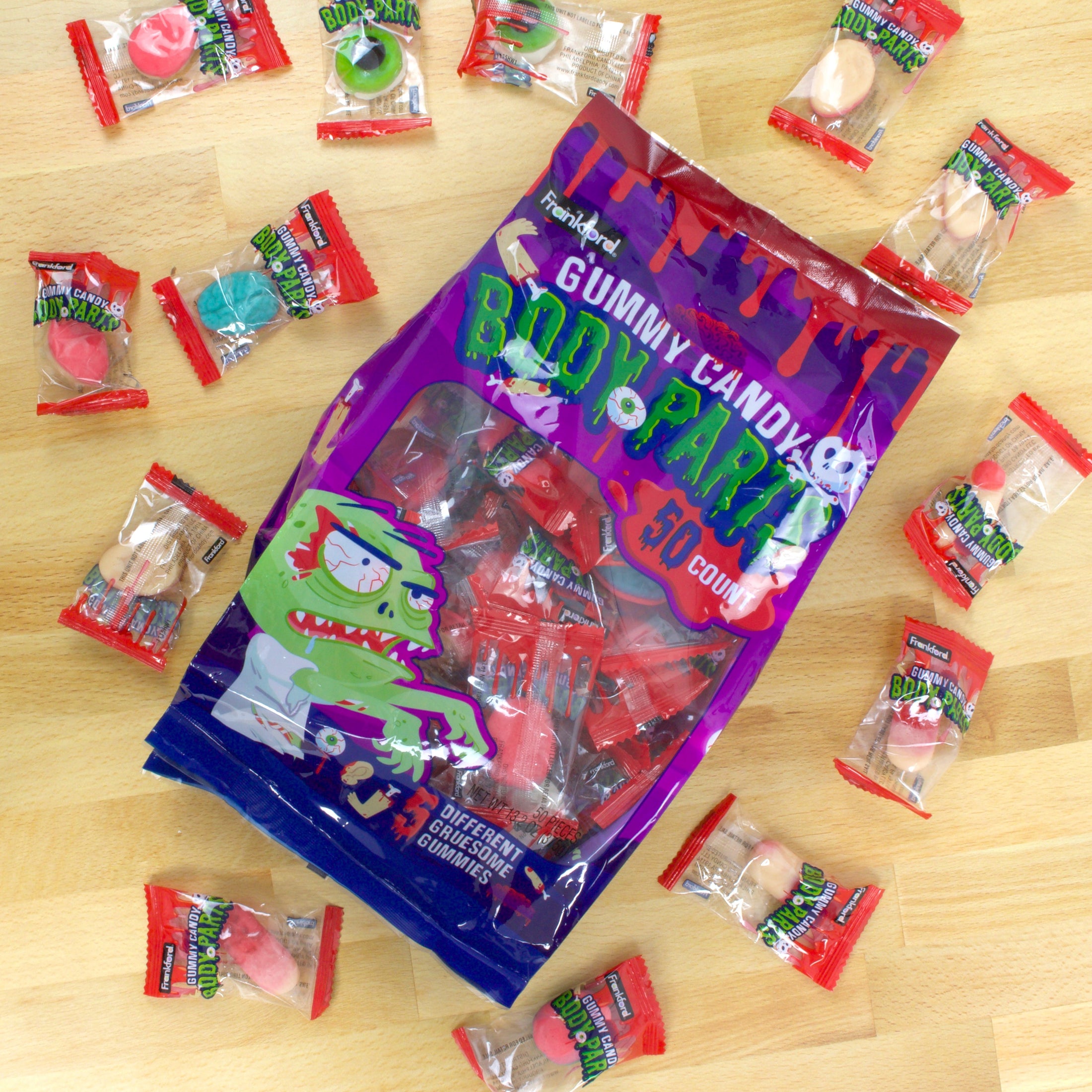 Gummy Body Parts Assorted Halloween Bag – Frankford Candy